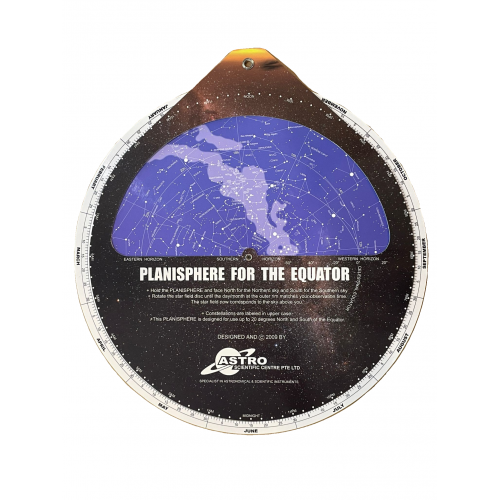 Planisphere for the equator